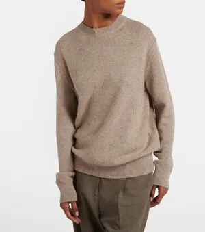 THE ROW Noval Knitted Cashmere Sweater - Beige