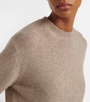 THE ROW Noval Knitted Cashmere Sweater - Beige