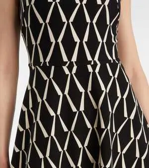 Max Mara Lampara Cotton-blend Midi Dress