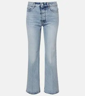 TOTEME Kick Cropped Flared Jeans