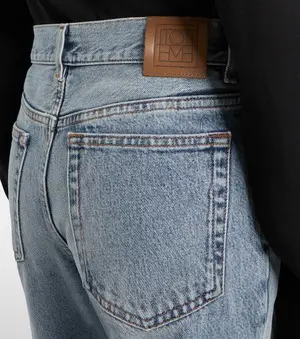 TOTEME Kick Cropped Flared Jeans