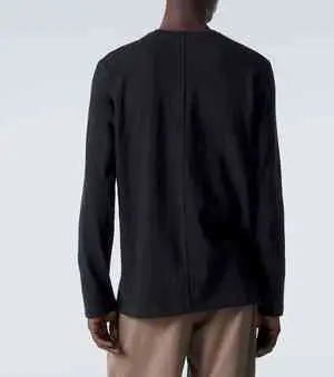 THE ROW Leon Cotton Jersey T-shirt - Black