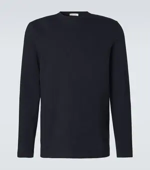 THE ROW Leon Cotton Jersey T-shirt - Black