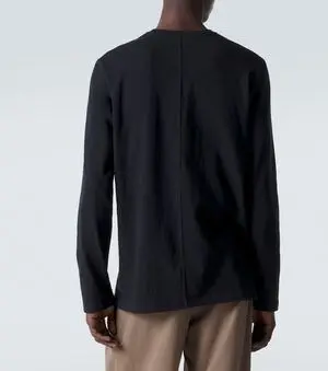 THE ROW Leon Cotton Jersey T-shirt - Black