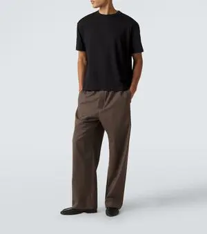 THE ROW Ari Wool Wide-leg Pants