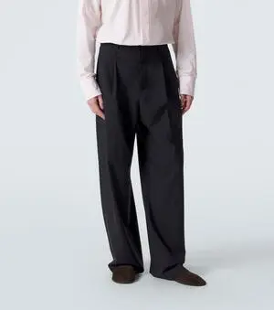 THE ROW Wool Wide-leg Pants