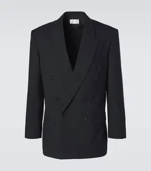 THE ROW Mazzy Double-breasted Wool Blazer