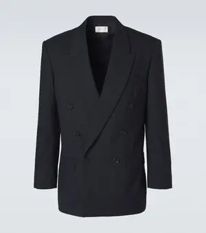 THE ROW Mazzy Double-breasted Wool Blazer