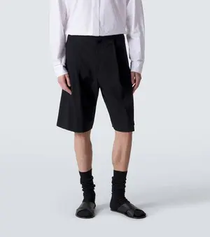 THE ROW Sayed Wool Shorts