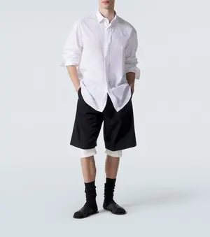 THE ROW Sayed Wool Shorts