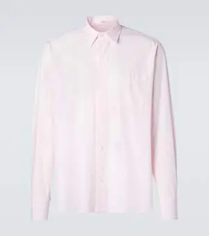 THE ROW Marek Cotton Poplin Shirt - Pink