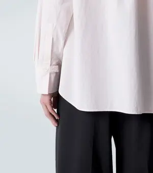 THE ROW Marek Cotton Poplin Shirt - Pink