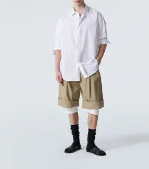 THE ROW Satya Bermuda Shorts - Green
