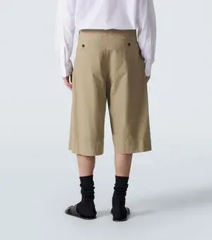 THE ROW Satya Bermuda Shorts - Green