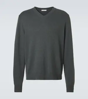 THE ROW Cashmere And Linen Sweater - Grey