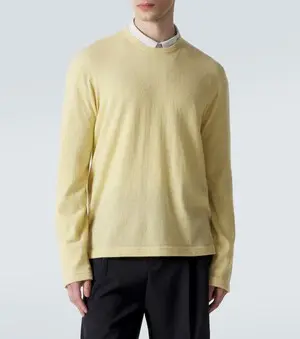 THE ROW Casas Cashmere Sweater - Yellow