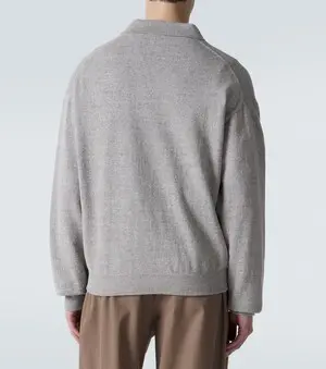 THE ROW Kirin Cotton Polo Shirt - Grey