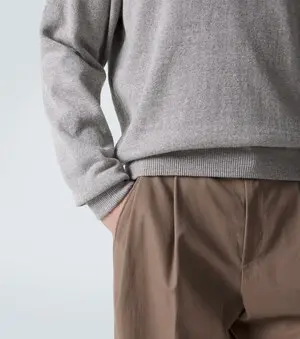 THE ROW Kirin Cotton Polo Shirt - Grey