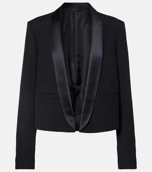 TOM FORD Silk-trimmed Wool Blazer