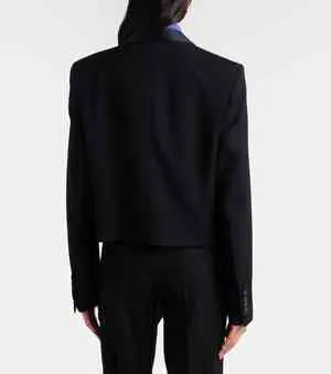 TOM FORD Silk-trimmed Wool Blazer