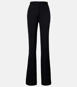 TOM FORD Silk-trimmed Wool Suit Pants