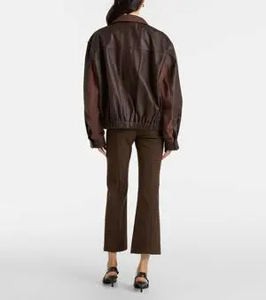 Vince Niki Cropped Pants - Brown