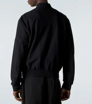 Giorgio Armani Logo Blouson Jacket - Black
