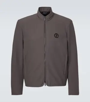 Giorgio Armani Giorgio Armani Logo Blouson Jacket Green
