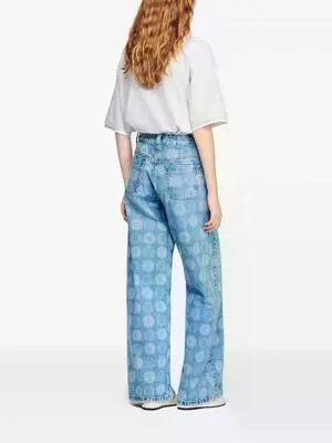 Sandro Jeans Anchos Con Motivo Floral | | Hn