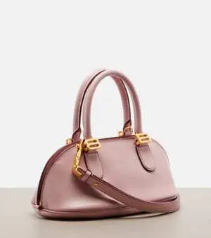 Balenciaga Bolero Mini Leather Top-handle Bag - Pink