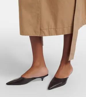 THE ROW Liisa Leather Mules