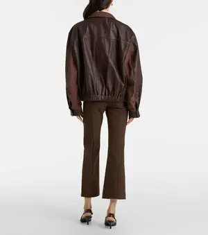Vince Niki Cropped Pants - Brown