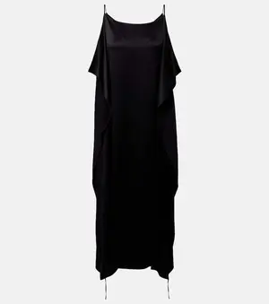 THE ROW Kylo Ruffled Silk Maxi Dress