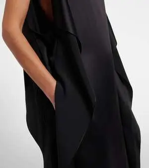 THE ROW Kylo Ruffled Silk Maxi Dress
