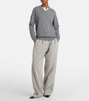 THE ROW Nian Cashmere Top
