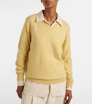 THE ROW Nian Cashmere Top