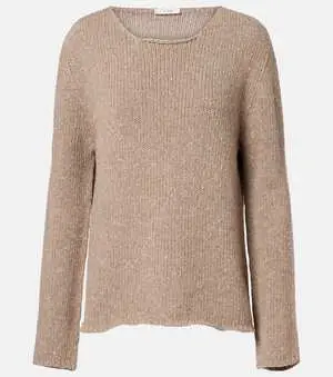 THE ROW Nitha Cashmere Sweater - Beige