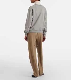 THE ROW Gianni Wool Straight Trousers