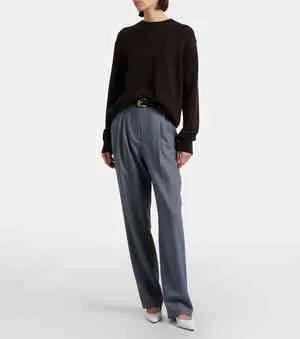 THE ROW Noval Cashmere Sweater - Brown