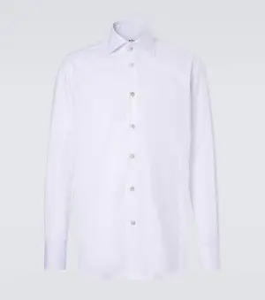Kiton Cotton Poplin Shirt - White