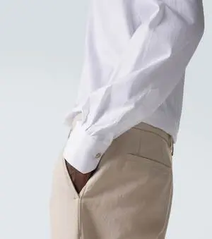 Kiton Cotton Poplin Shirt - White