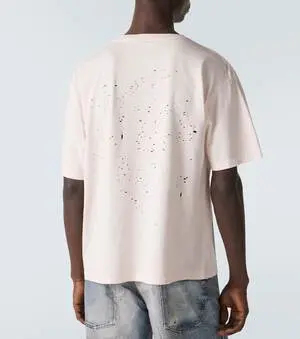 Satisfy Mothtech Distressed Cotton Jersey T-shirt