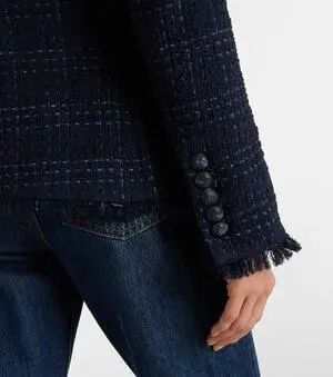 Veronica Beard Checked Tweed Blazer