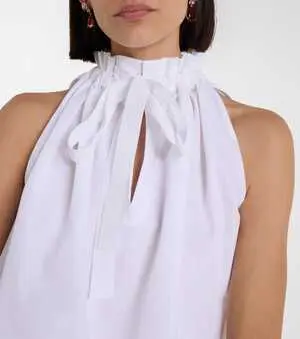 PATOU Gathered Cotton Top