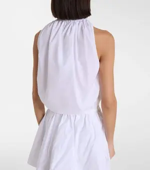 PATOU Gathered Cotton Top