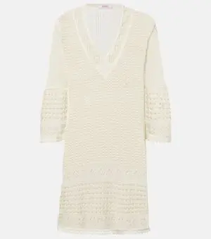 ERES Divina Crochet Minidress - White