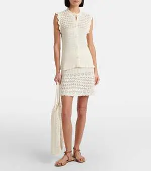 ERES Aurora Crochet Top - White