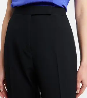 TOM FORD Silk-trimmed Wool Suit Pants