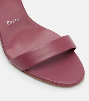 CHRISTIAN LOUBOUTIN O Marilyn 85 Leather Sandals - Purple