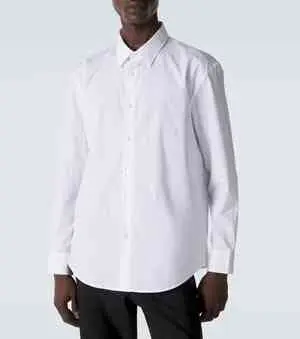 Saint Laurent Cassandre Cotton-blend Poplin Shirt